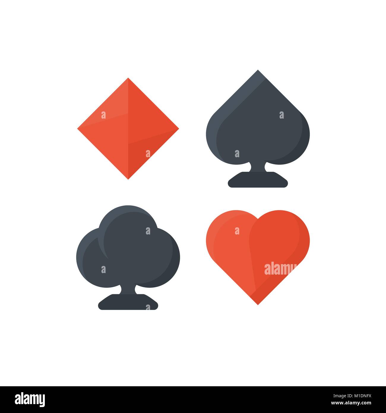 Simboli di carte da gioco vettoriali immagini e fotografie stock ad ...