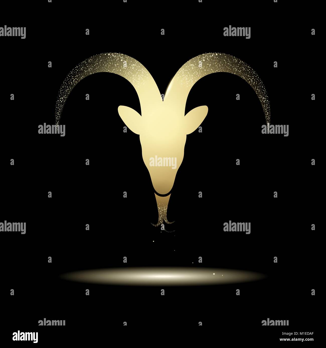 Simbolo di capra Immagini Vettoriali Stock - Alamy