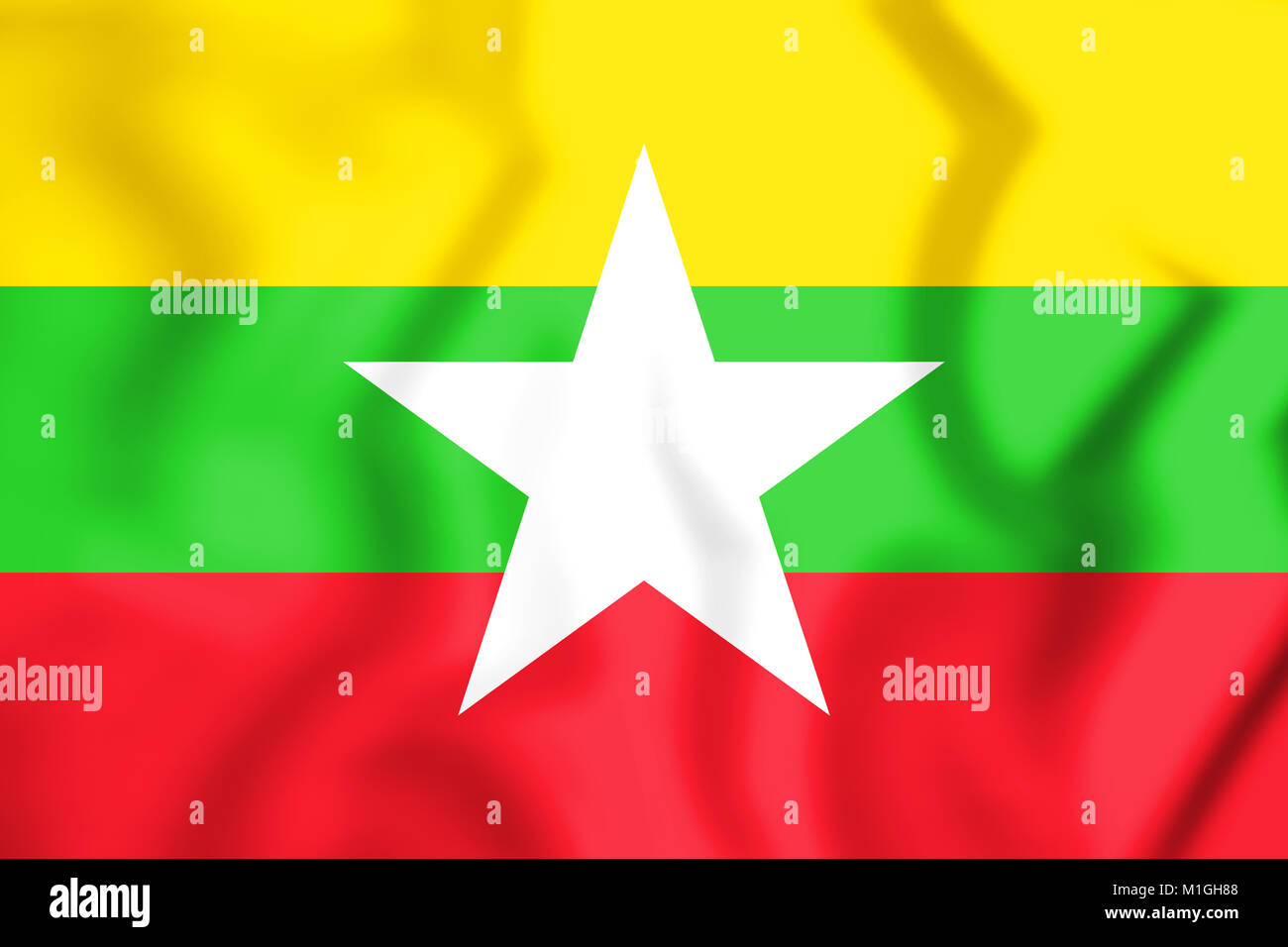 Bandiera della birmania immagini e fotografie stock ad alta risoluzione ...