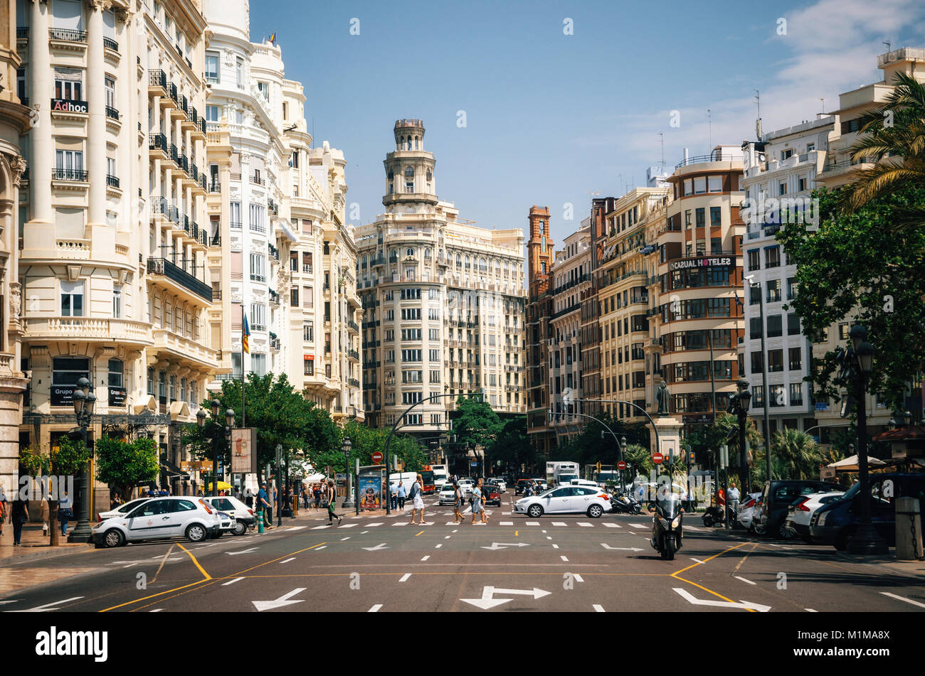 Valencia, Spagna - 2 Giugno 2017: architettura moderna nel centro della ...