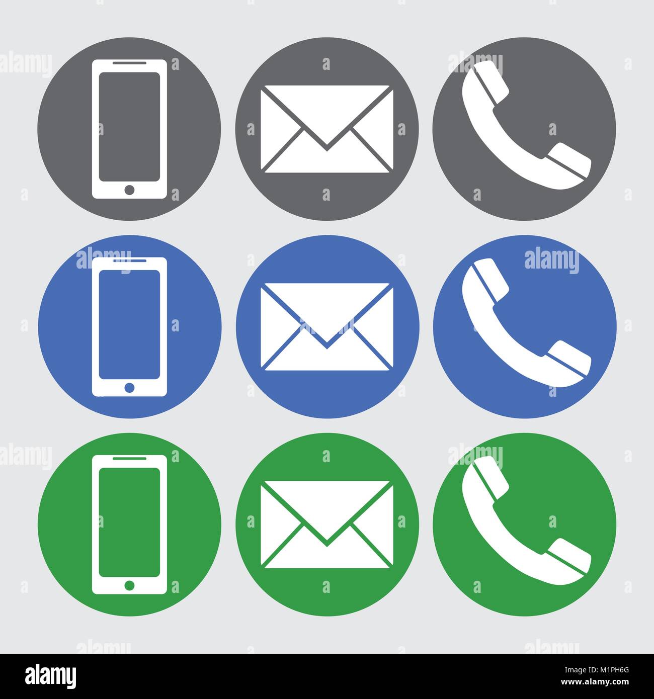 Icona, telefono, cellulare, sms, messaggio, telefono, vettore cella ...