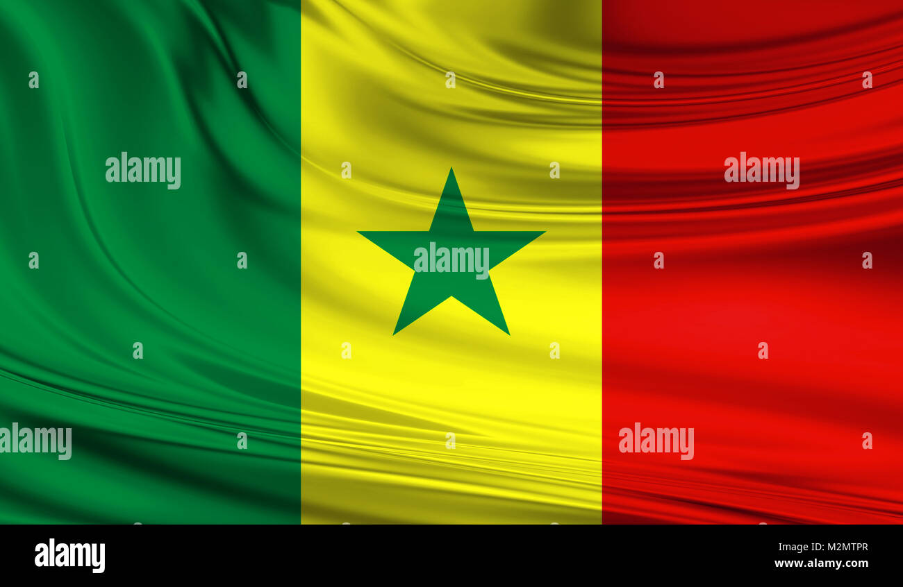 Bandiera in tessuto senegal immagini e fotografie stock ad alta ...