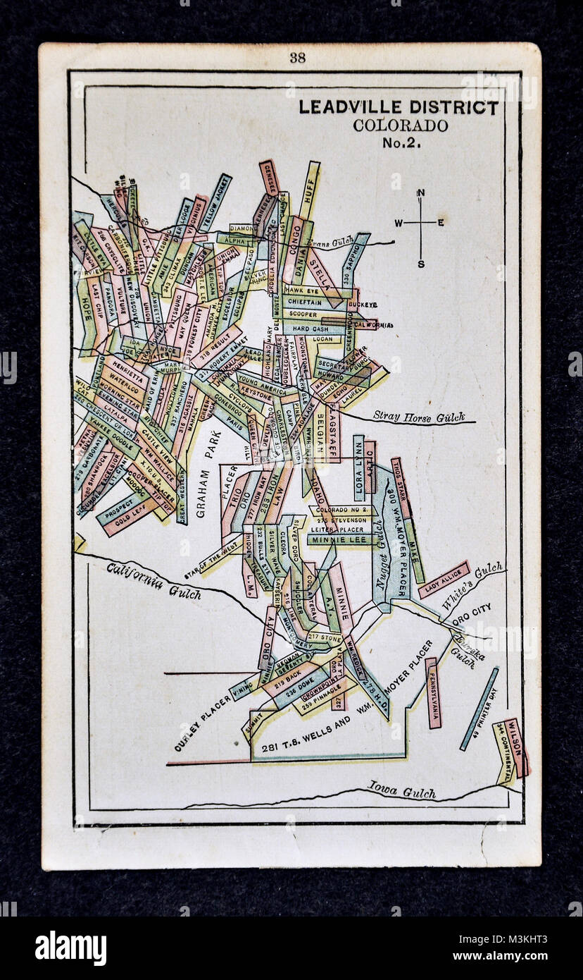 Mappa colorado immagini e fotografie stock ad alta risoluzione - Alamy