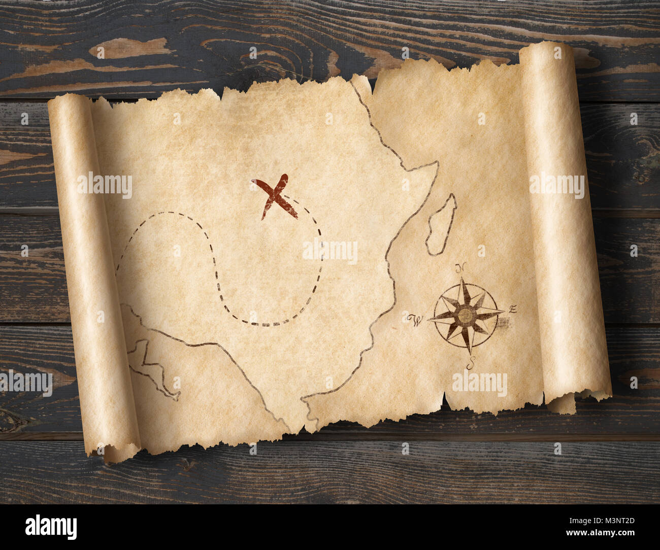 Mappa del tesoro realistica immagini e fotografie stock ad alta ...