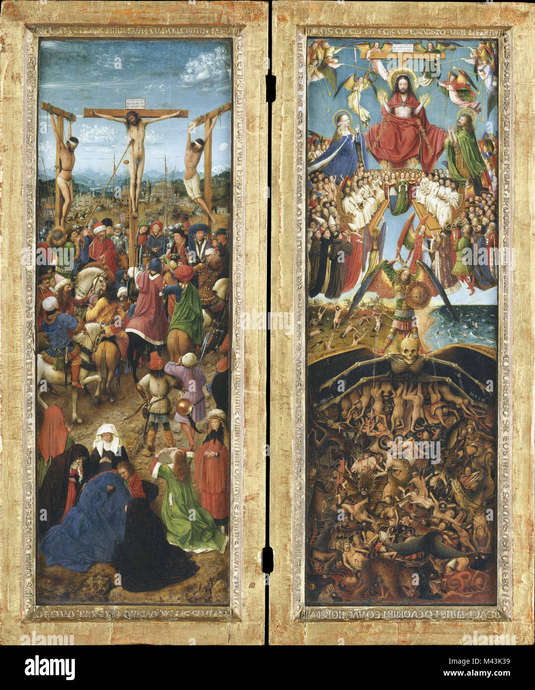 Jan van eyck the crucifixion immagini e fotografie stock ad alta risoluzione - Alamy