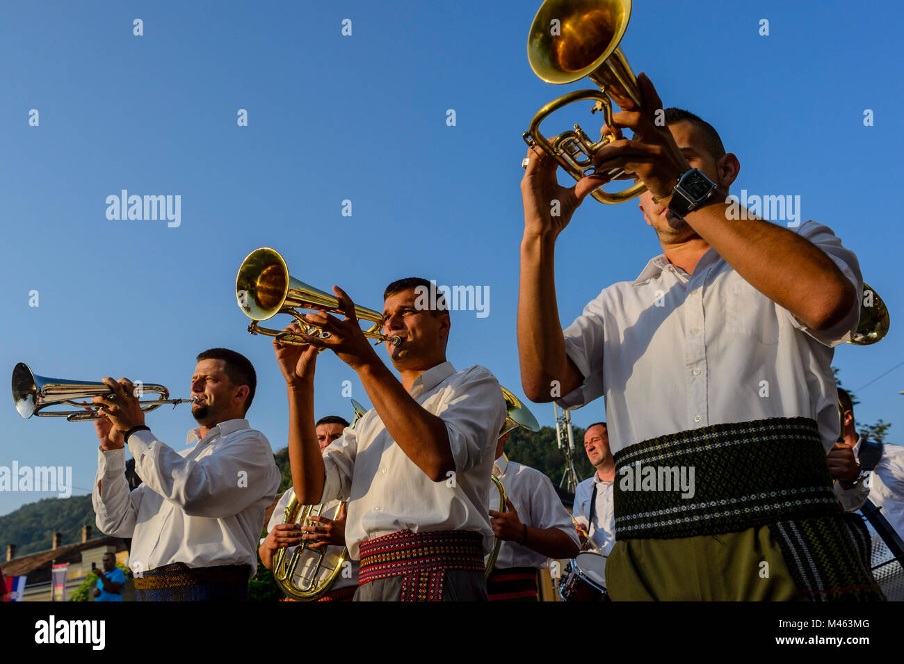 Guca trumpet festival serbia immagini e fotografie stock ad alta ...