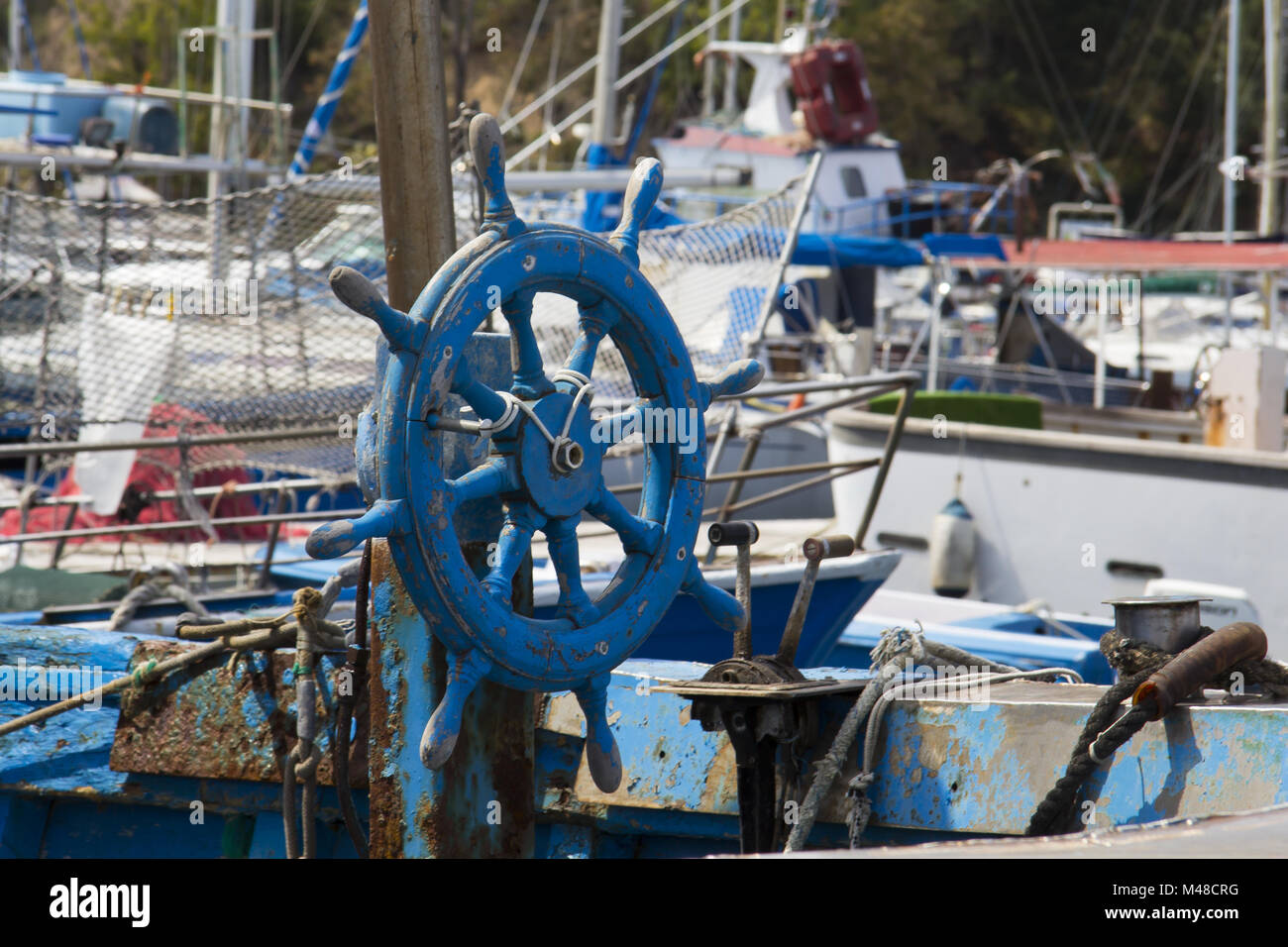 Boat rudder immagini e fotografie stock ad alta risoluzione - Alamy