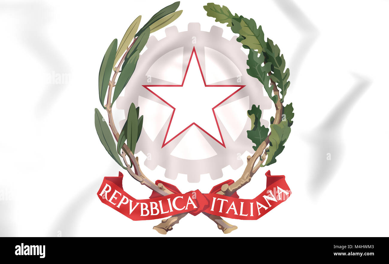 Bandiera italia stemma immagini e fotografie stock ad alta risoluzione ...