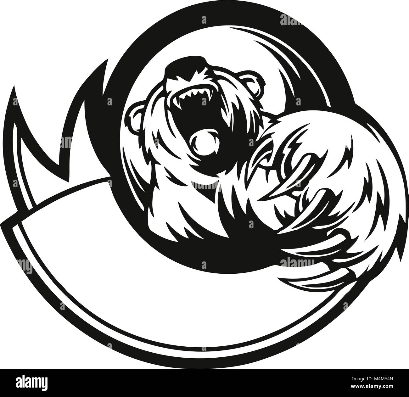 Logo oso Immagini Vettoriali Stock - Alamy