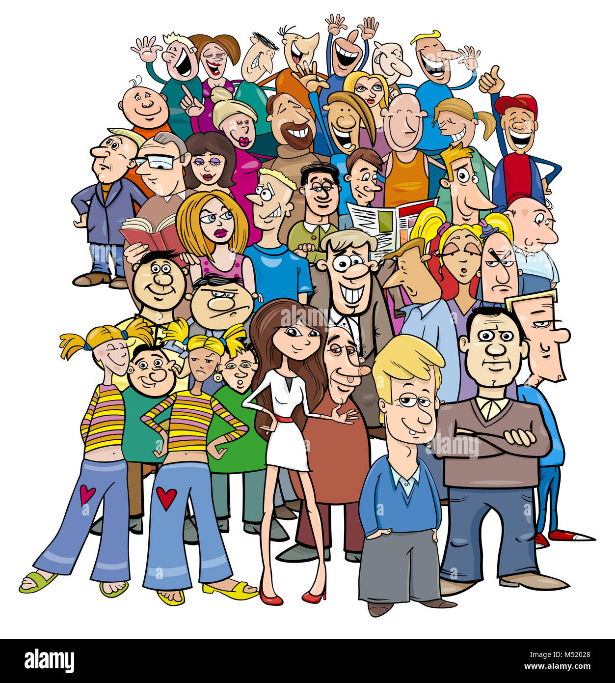 Cartoon persone immagini e fotografie stock ad alta risoluzione - Alamy