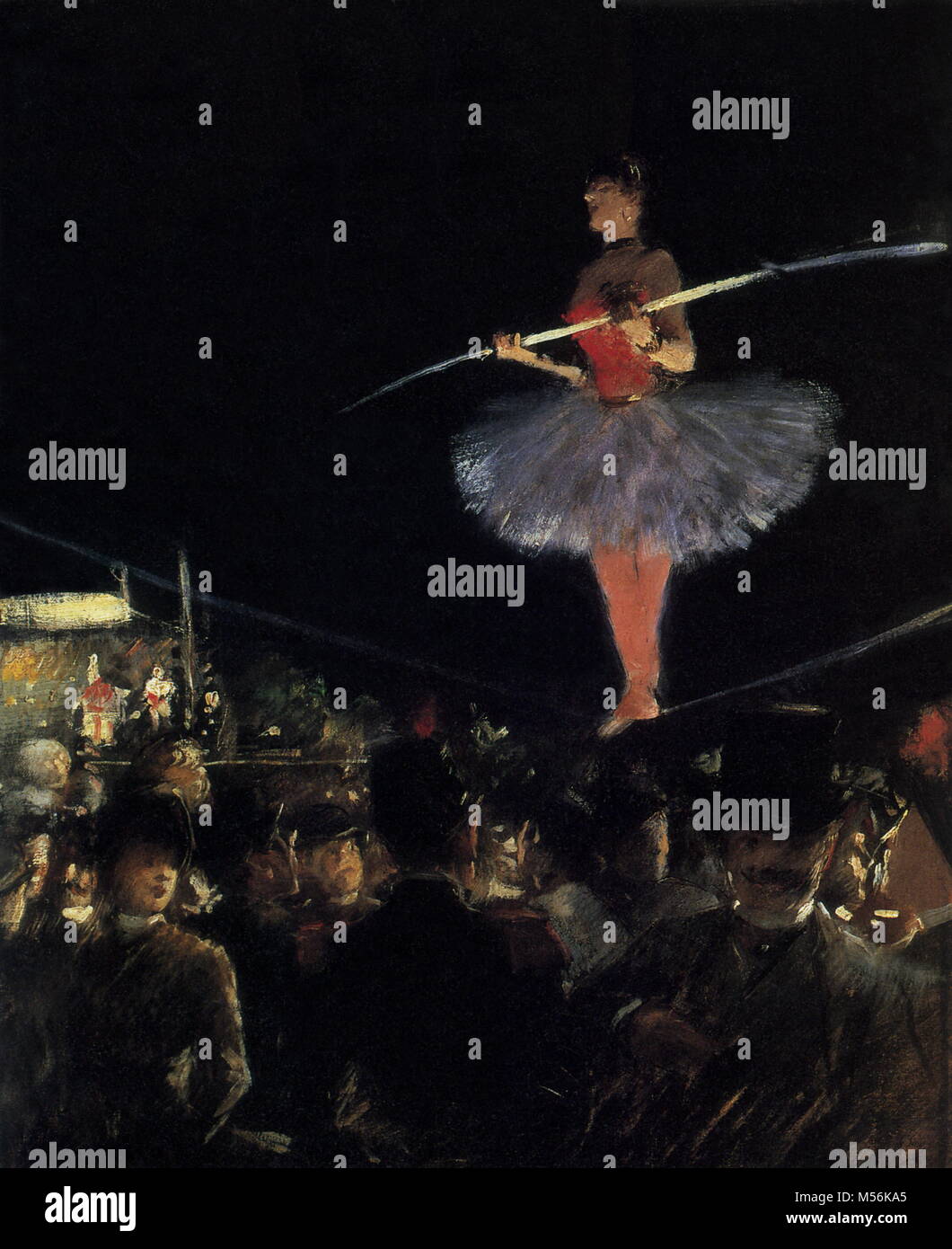 Funambolo al circo immagini e fotografie stock ad alta risoluzione - Alamy