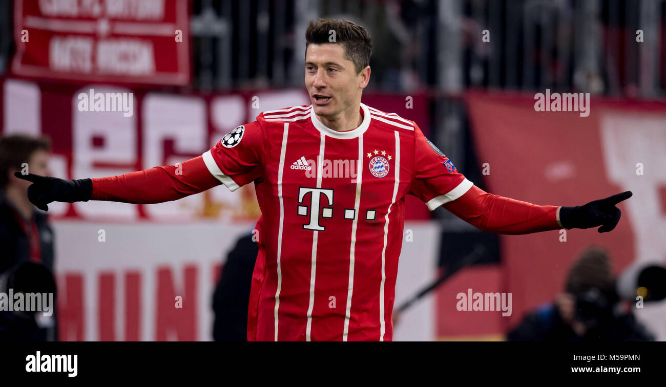 Il 20 febbraio 2018, Germania, Monaco di Baviera: Calcio, Champions ...