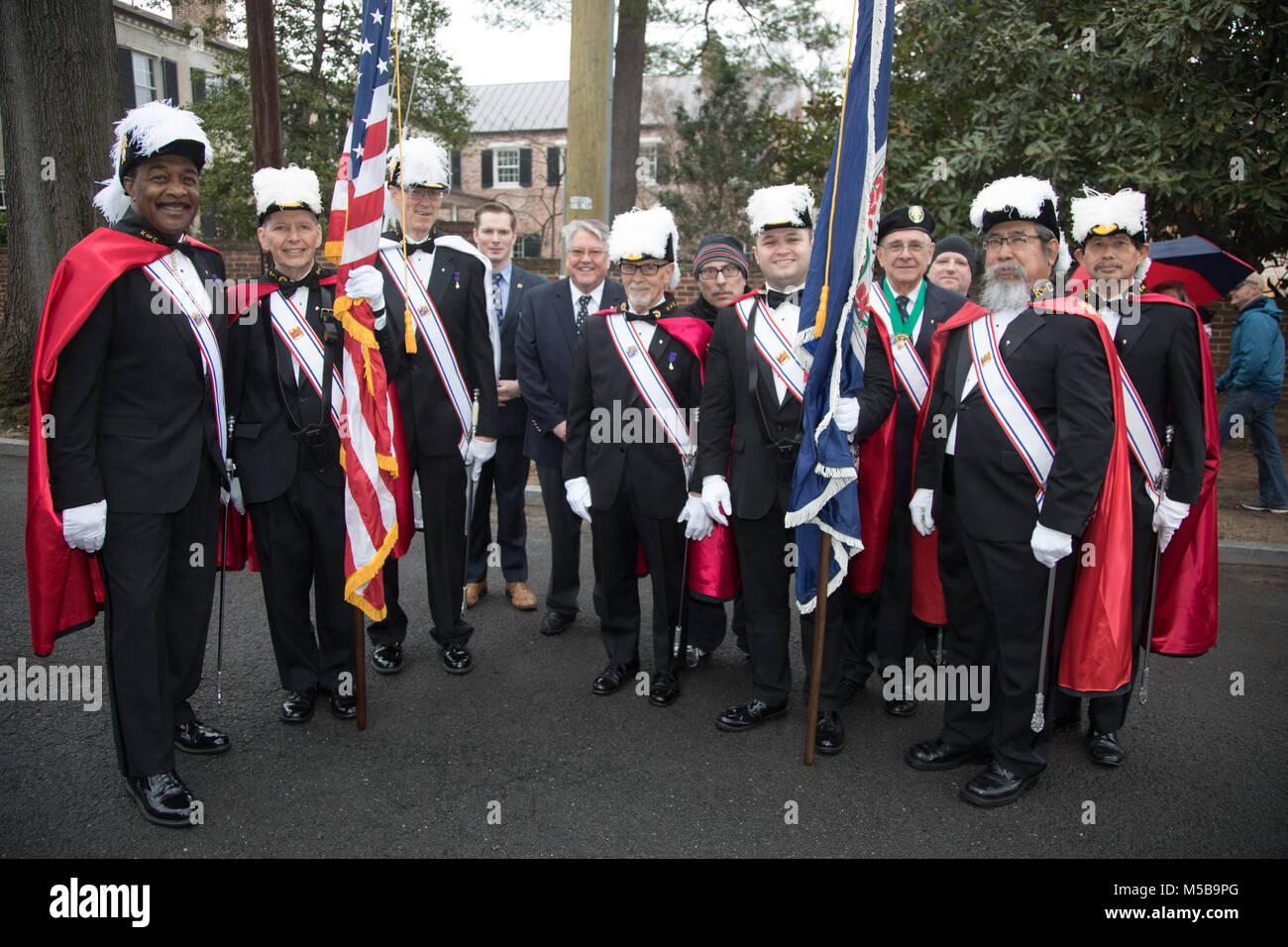 Alexandria, Stati Uniti d'America. 19 Feb, 2018. I Cavalieri di Colombo ...
