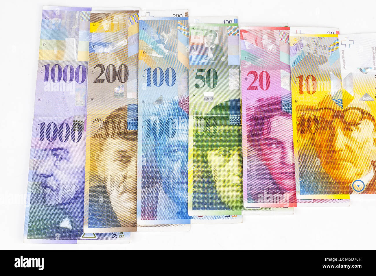 Franchi Svizzeri Denaro E Valuta Della Svizzera Foto Stock Alamy