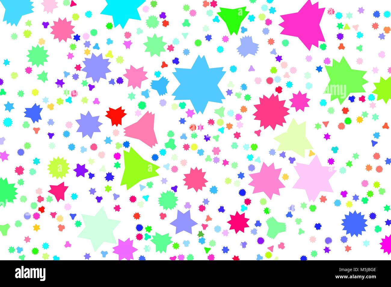 Abstract stella colorata modello di forma. Buona per la pagina web ...