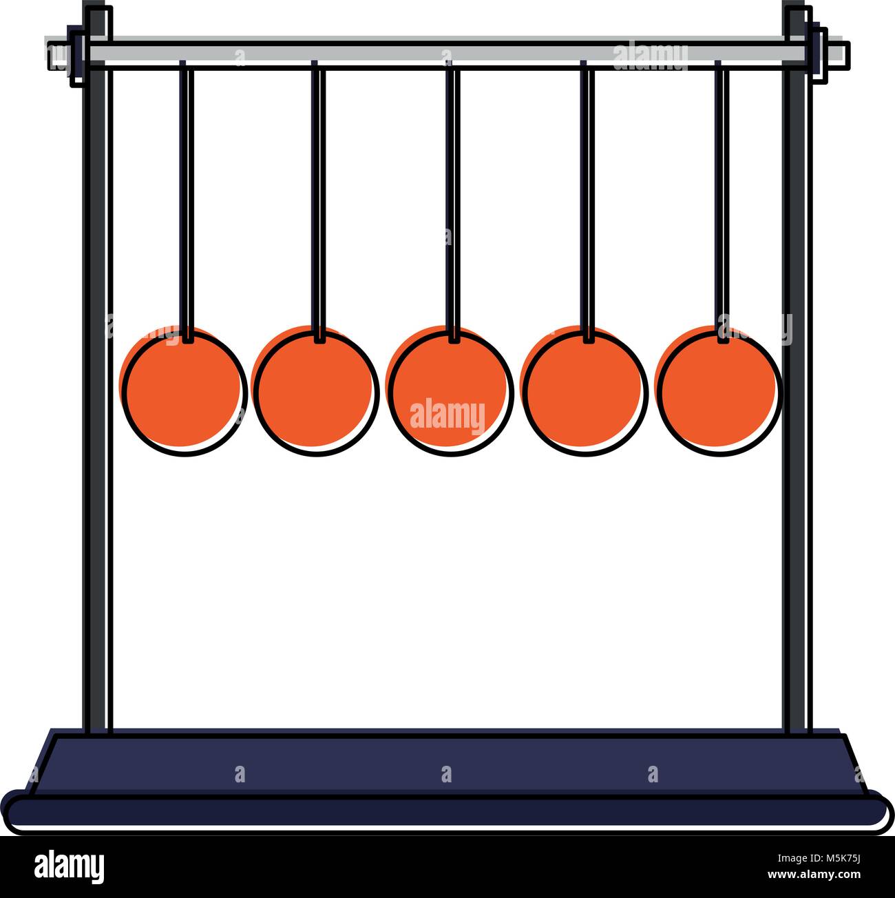 Pendolo fisica Immagini Vettoriali Stock - Alamy