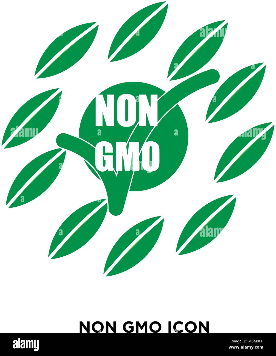 Simbolo senza ogm Immagini Vettoriali Stock - Alamy