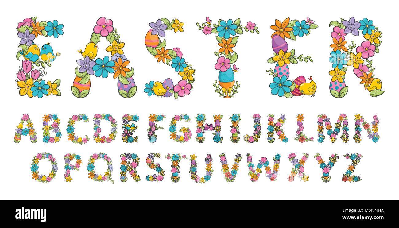 Poster di pasqua Immagini Vettoriali Stock - Alamy