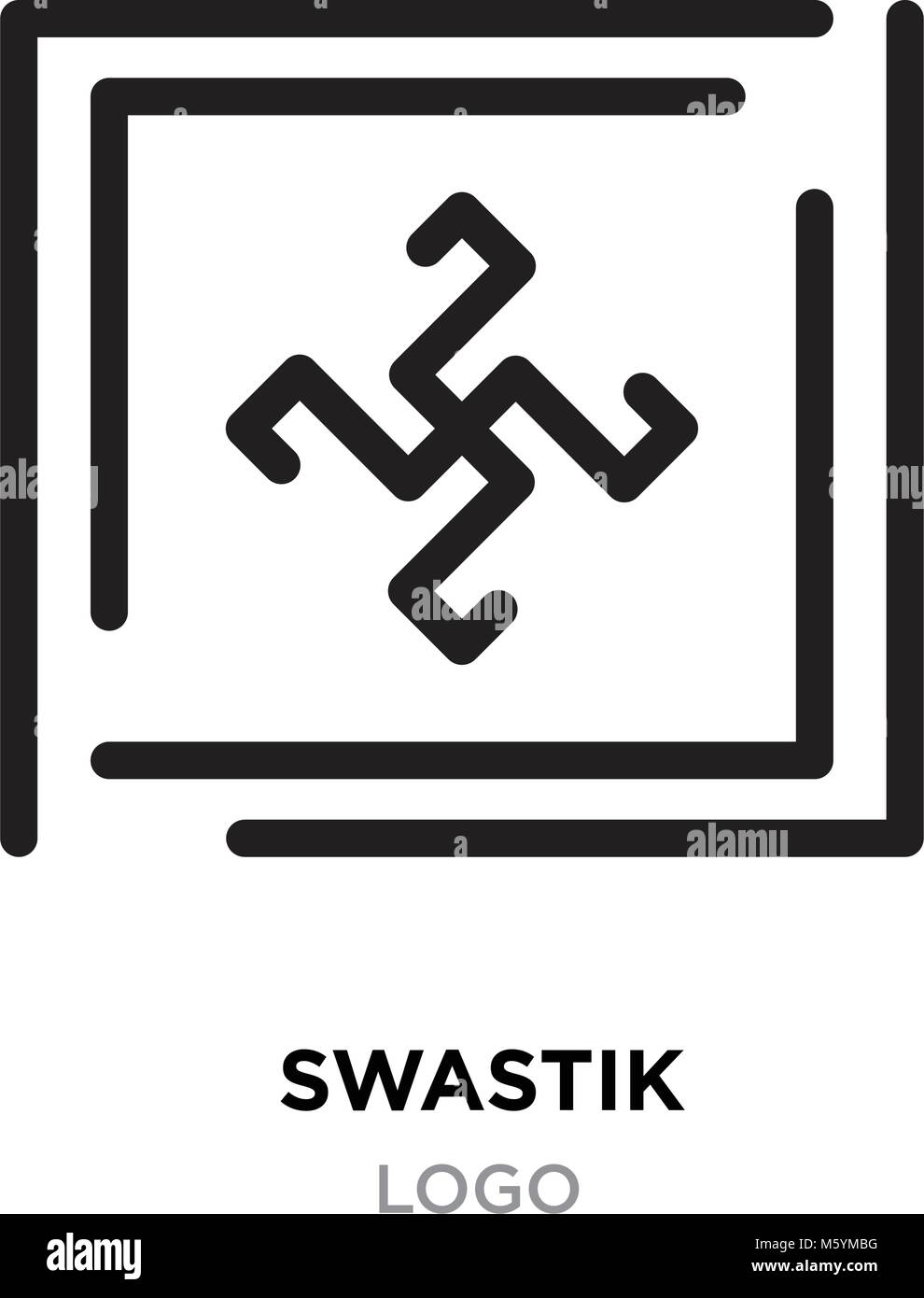 Simbolo dell'emblema della svastica Immagini Vettoriali Stock - Alamy