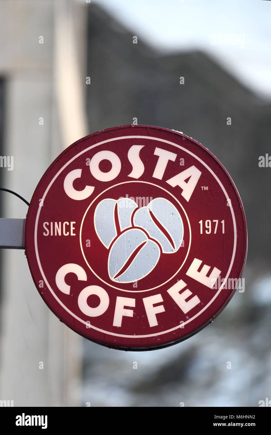 Costa coffee shop logo immagini e fotografie stock ad alta risoluzione ...