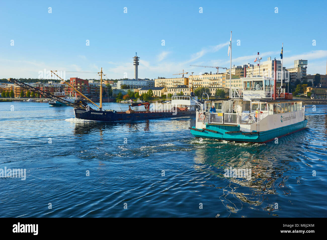 Ferry boat e barge, Hammarby Sjostad eco quartiere è un pioniere nello ...