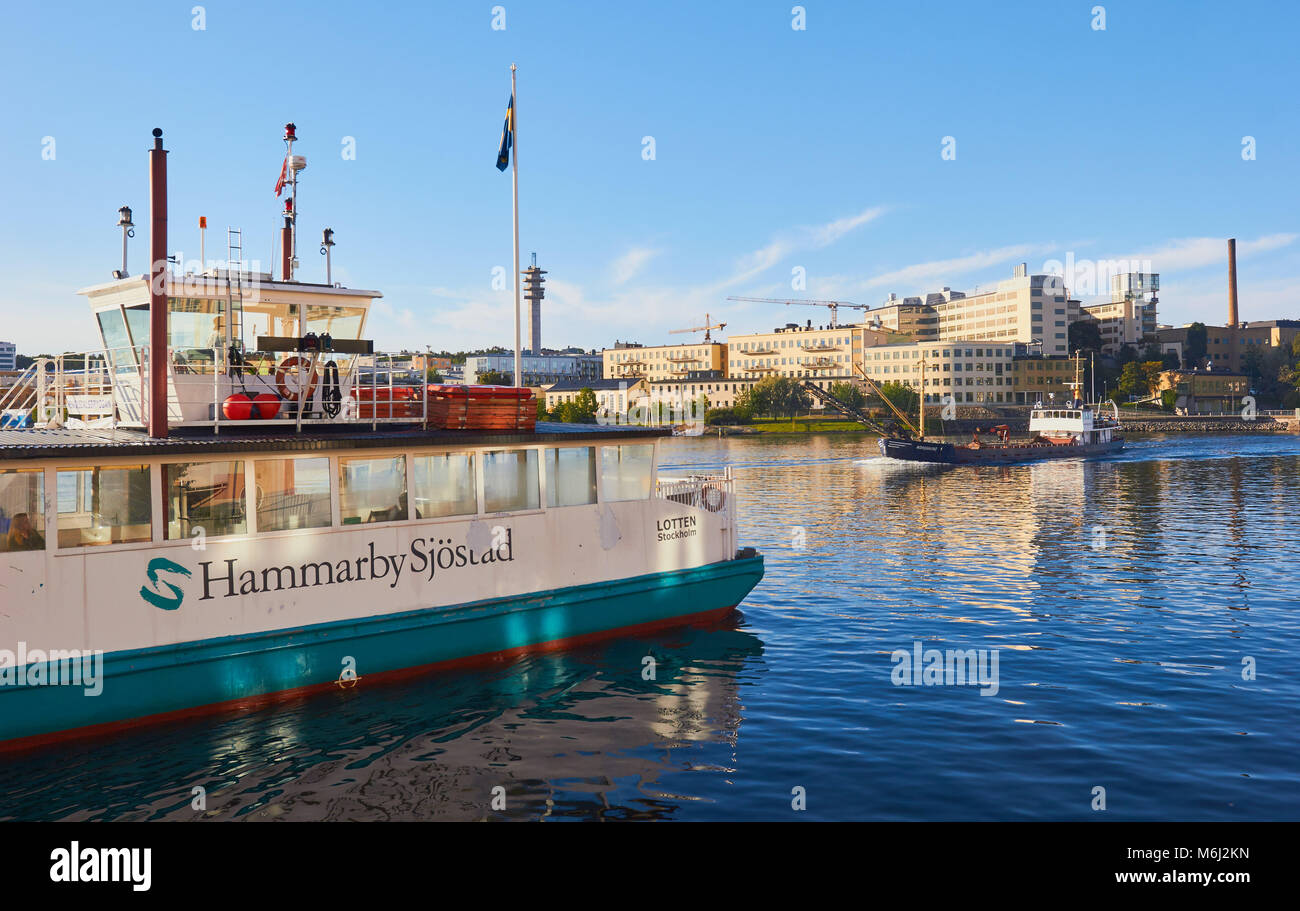 Ferry boat e barge, Hammarby Sjostad eco quartiere è un pioniere nello ...