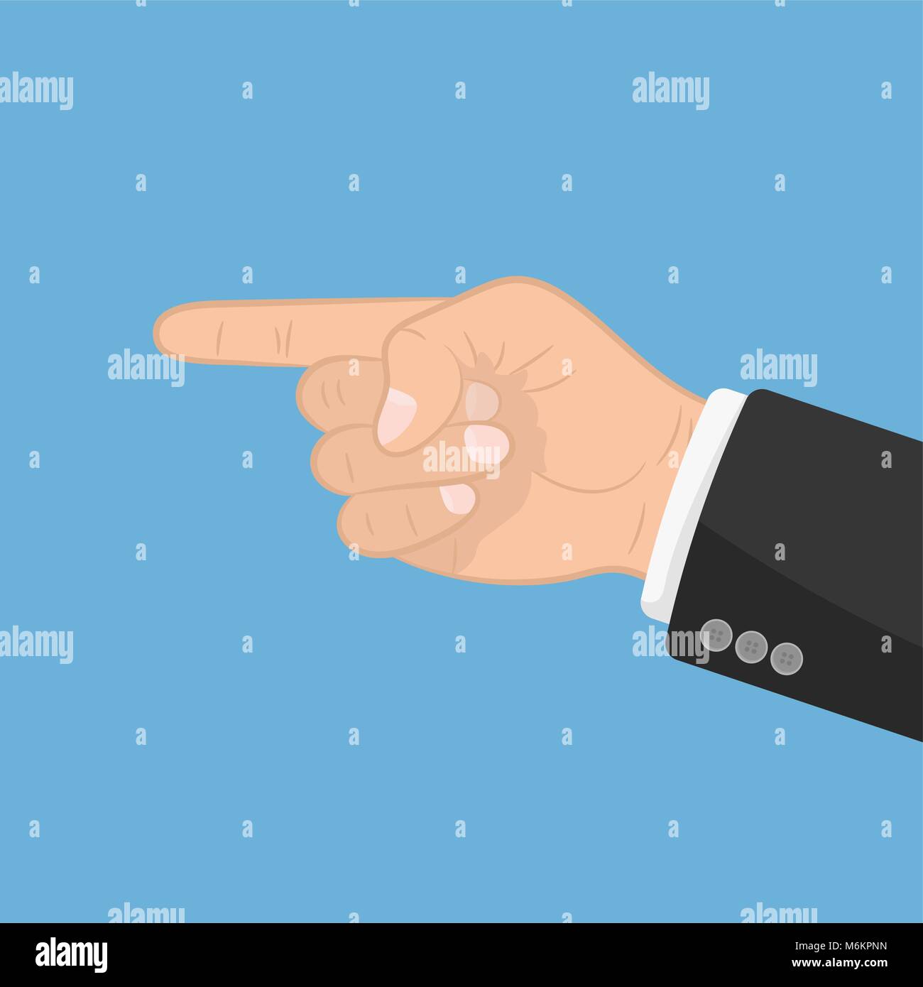 Braccio destro in avanti Immagini Vettoriali Stock - Alamy