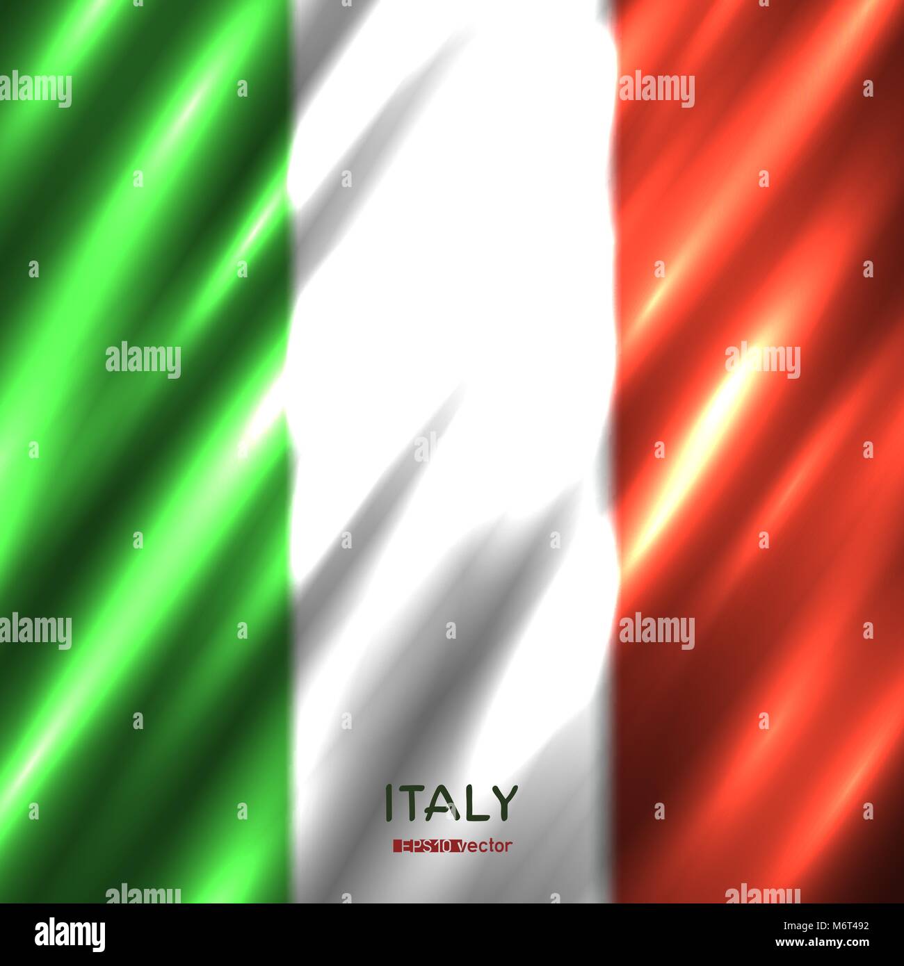 Bandiera italiana ondulata immagini e fotografie stock ad alta ...