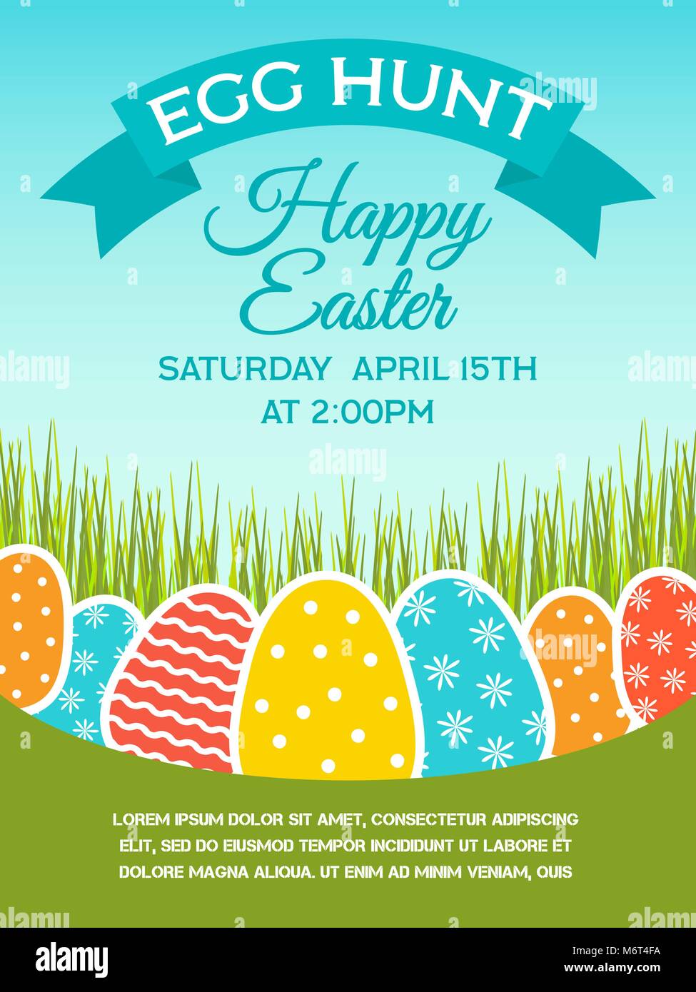 Poster di pasqua Immagini Vettoriali Stock - Alamy