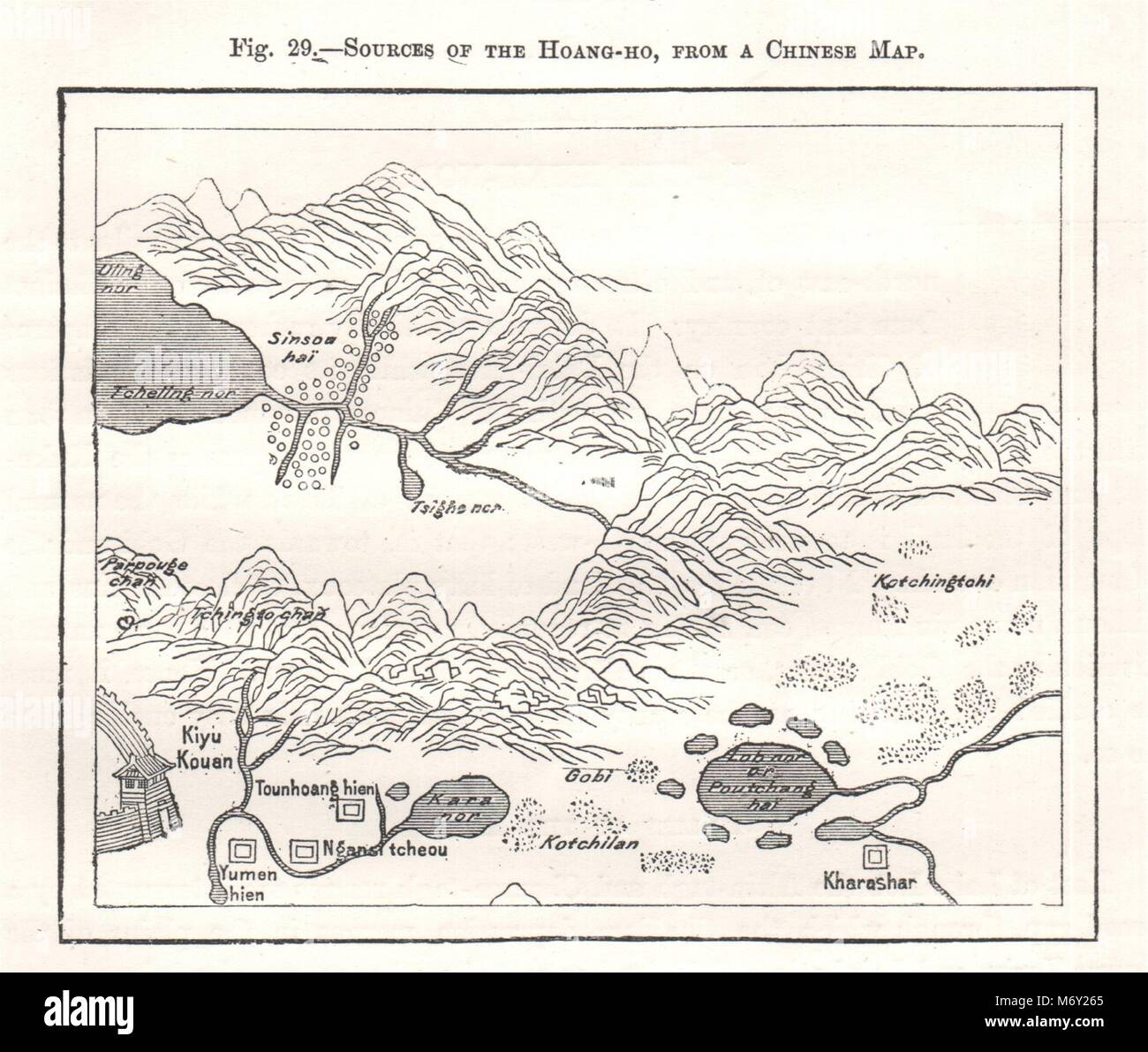 Mappa del fiume giallo immagini e fotografie stock ad alta risoluzione ...