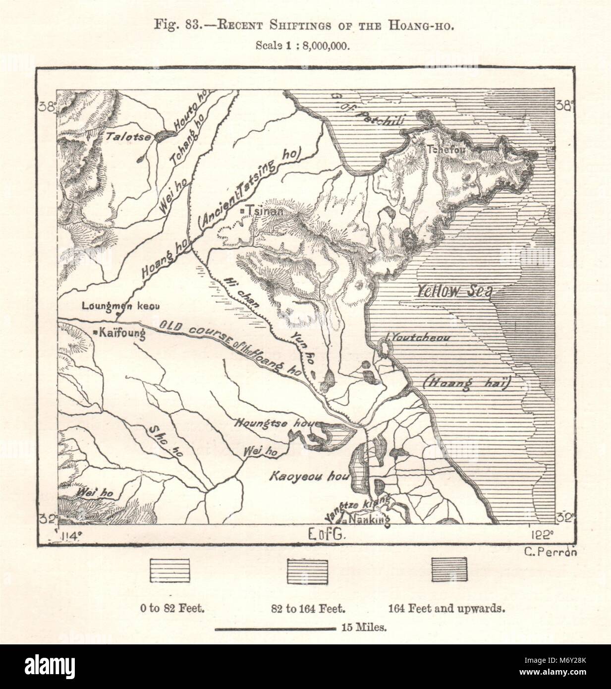 Mappa del fiume giallo immagini e fotografie stock ad alta risoluzione ...