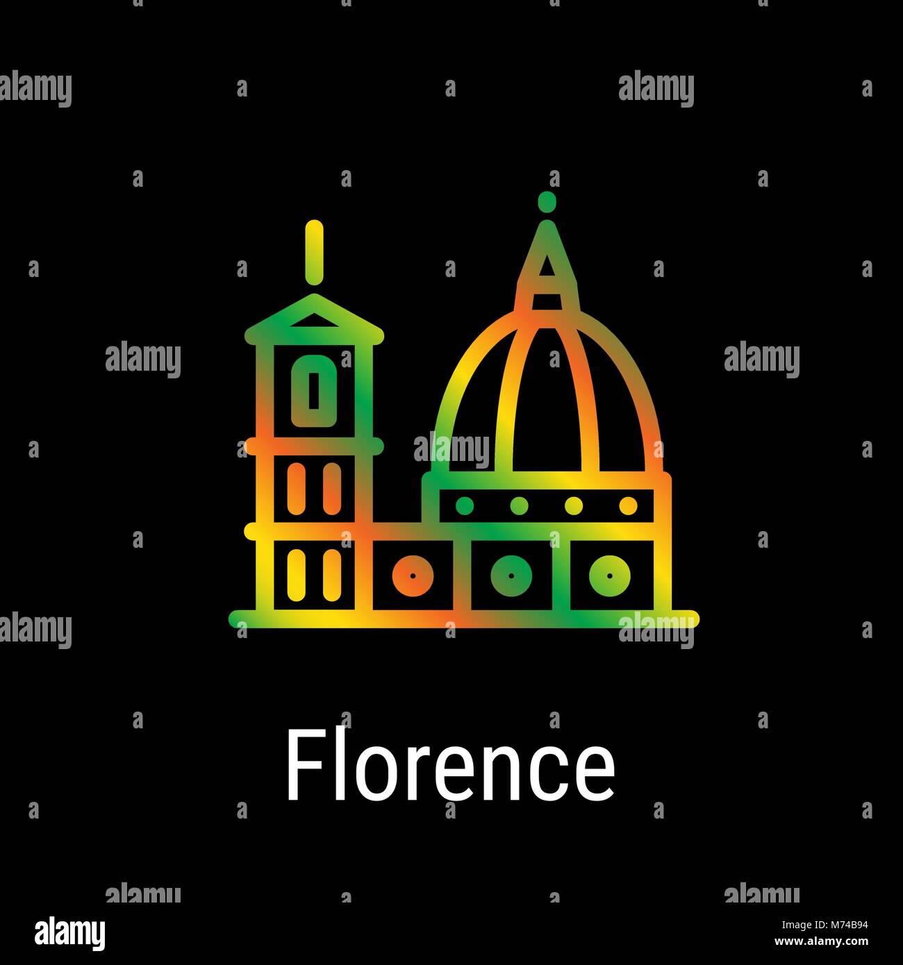 Simbolo di firenze Immagini Vettoriali Stock - Alamy