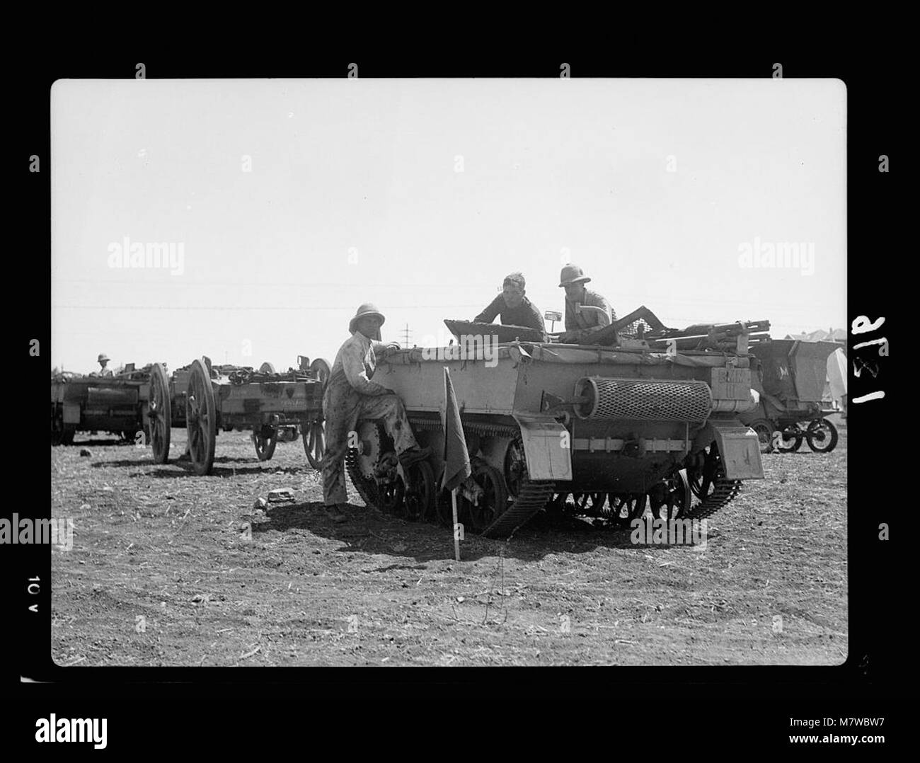 Disturbi della Palestina 1936. Trattore d'artiglieria matpc LOC.18196 ...