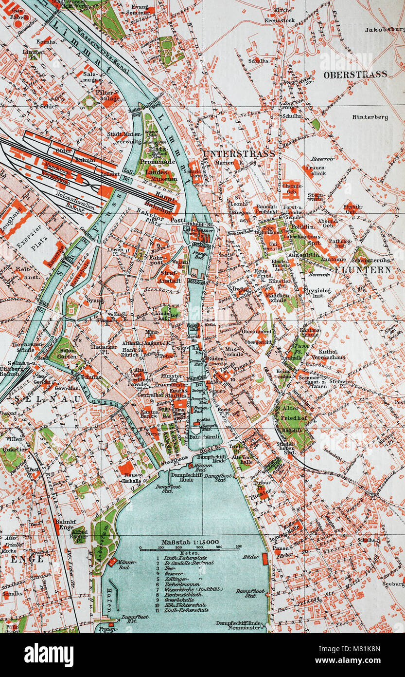 Mappa di zurigo immagini e fotografie stock ad alta risoluzione - Alamy