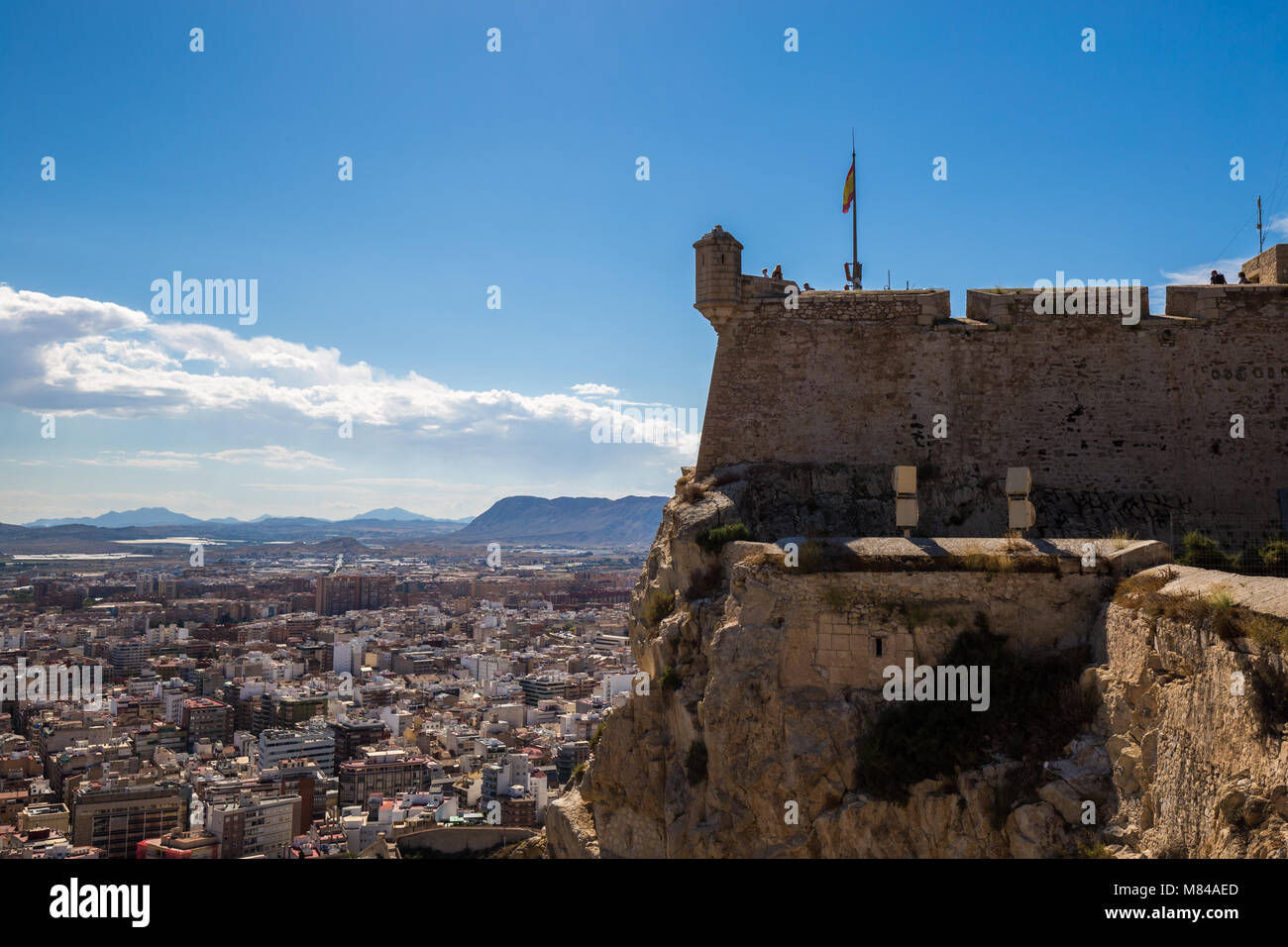 Vista del castello di alicante immagini e fotografie stock ad alta ...