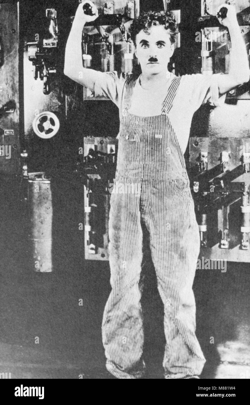 Charlot tempi moderni charlie chaplin immagini e fotografie stock ad ...