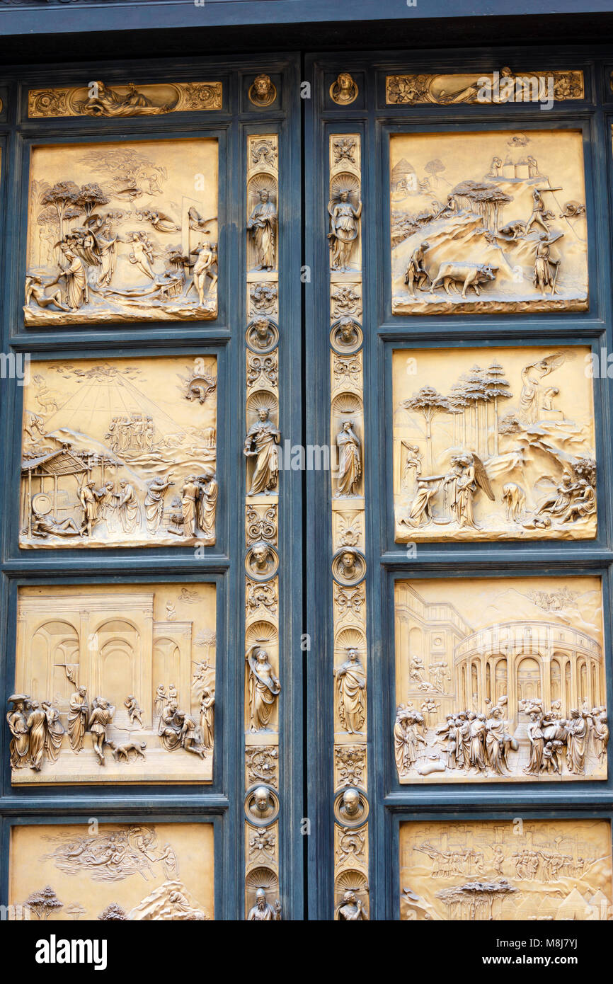 Porte Porte del Paradiso di Lorenzo Ghiberti, il Battistero di San ...