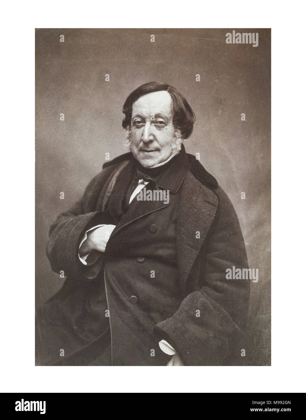 Ritratto di Gioacchino Antonio Rossini Foto stock - Alamy