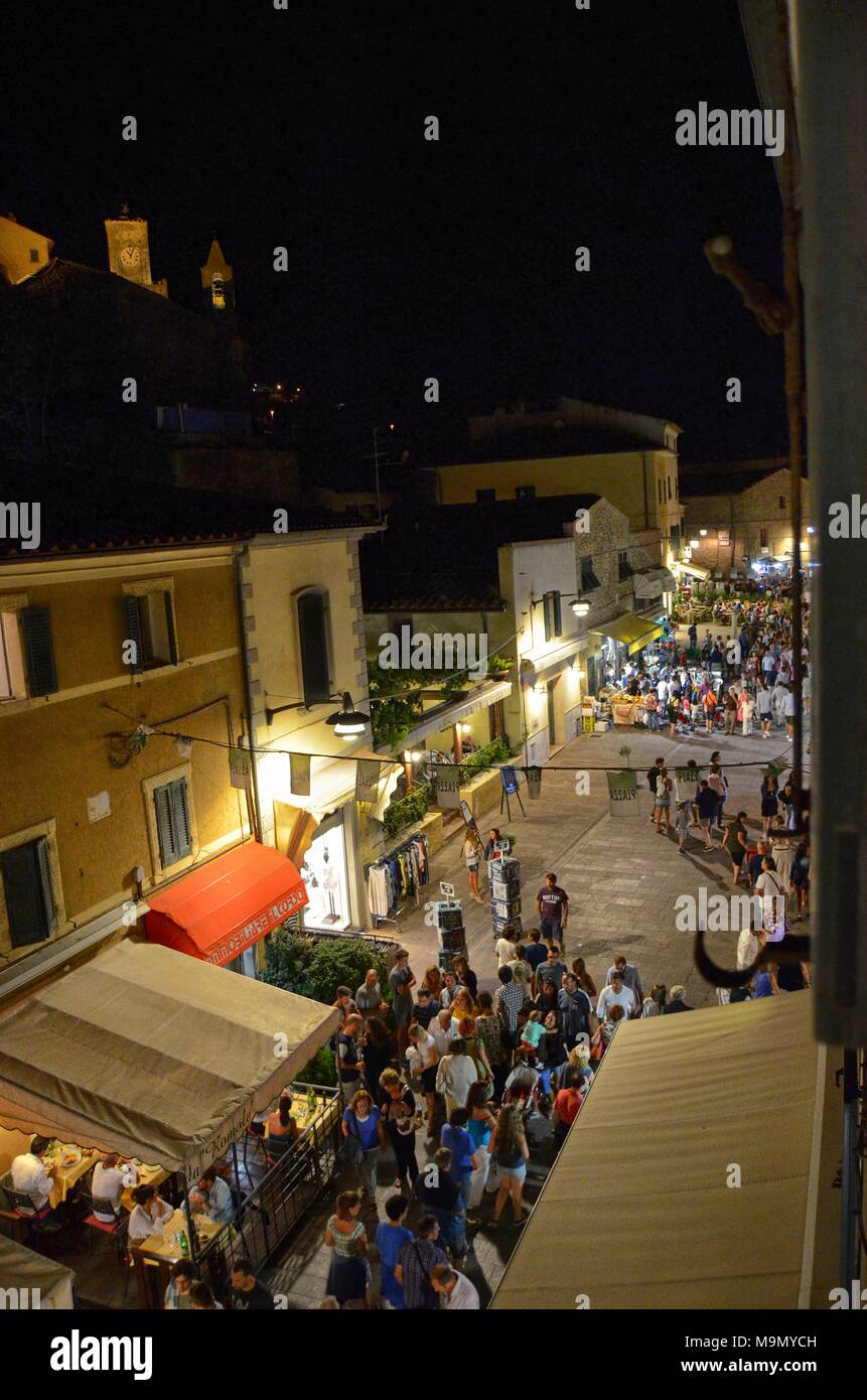 Castiglione della Pescaia, Toscana, Italia 22 Agosto 2014 ore 23:00 ...