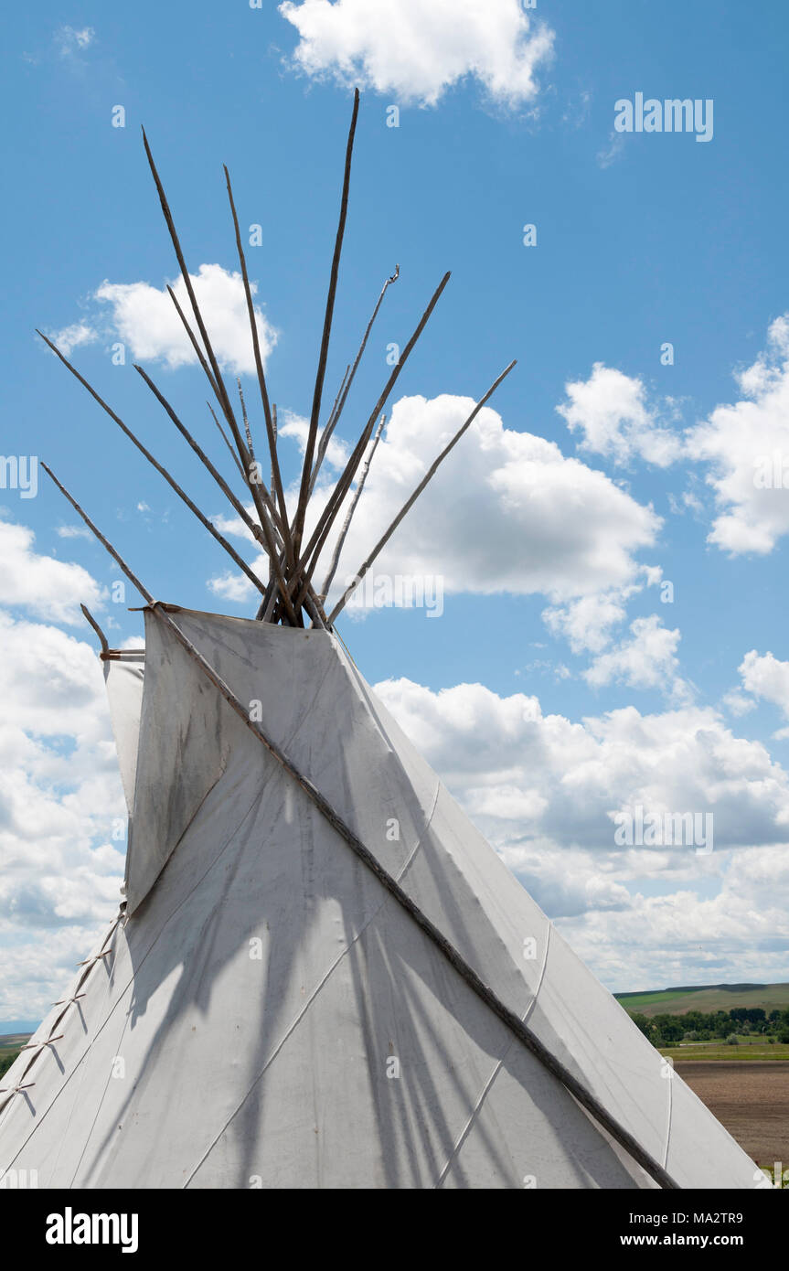 Tradizionale tepee nativo americano immagini e fotografie stock ad alta ...