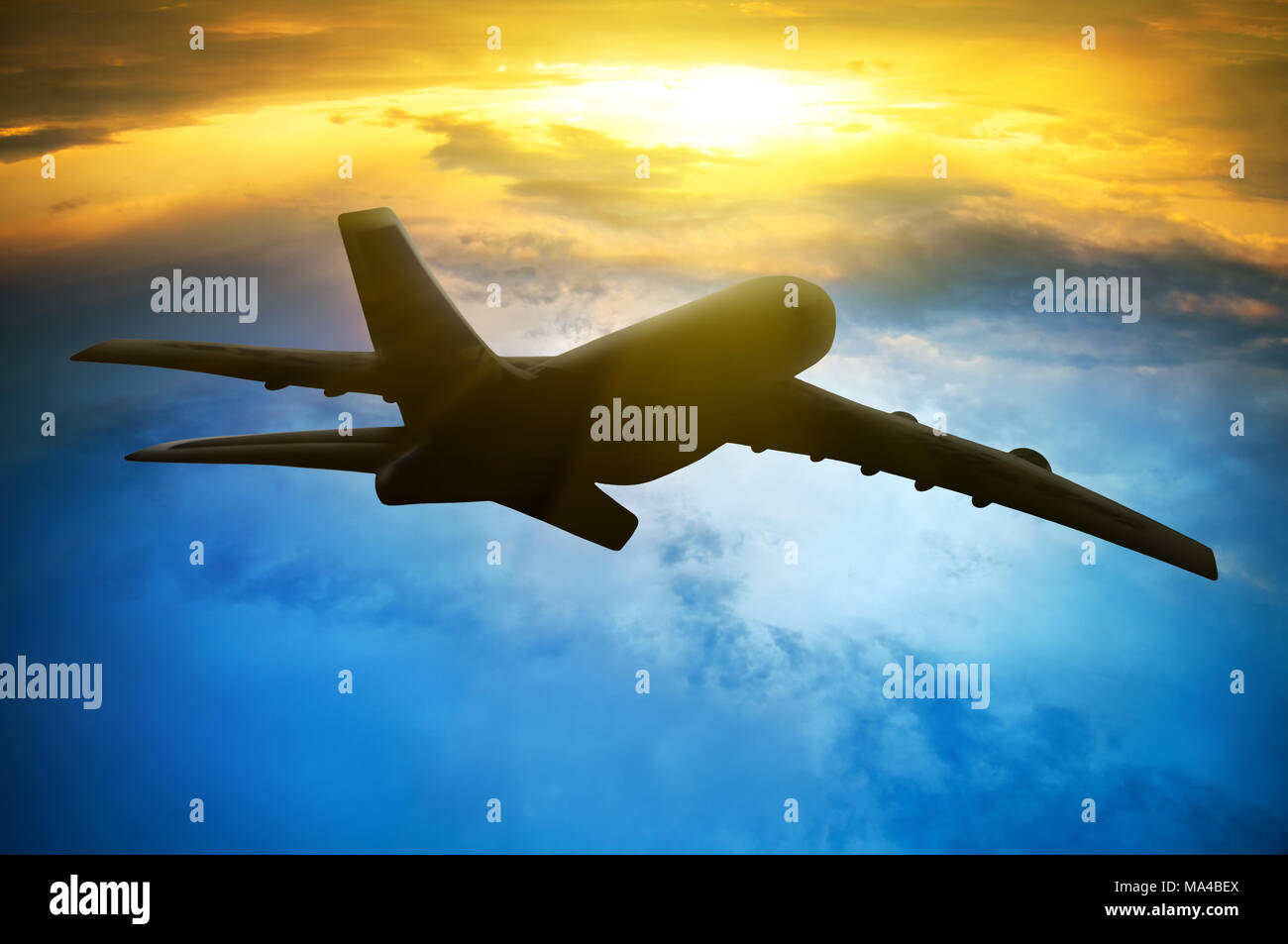 Aereo che vola nel cielo immagini e fotografie stock ad alta ...