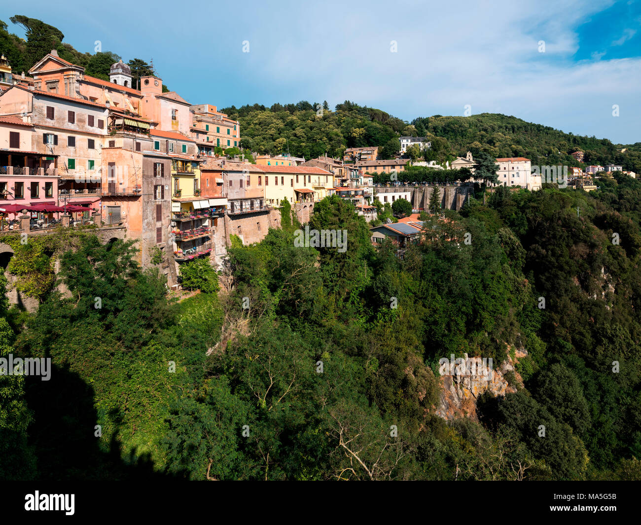 L'Italia, Regione Lazio, Provincia di Roma, Nemi Foto stock - Alamy