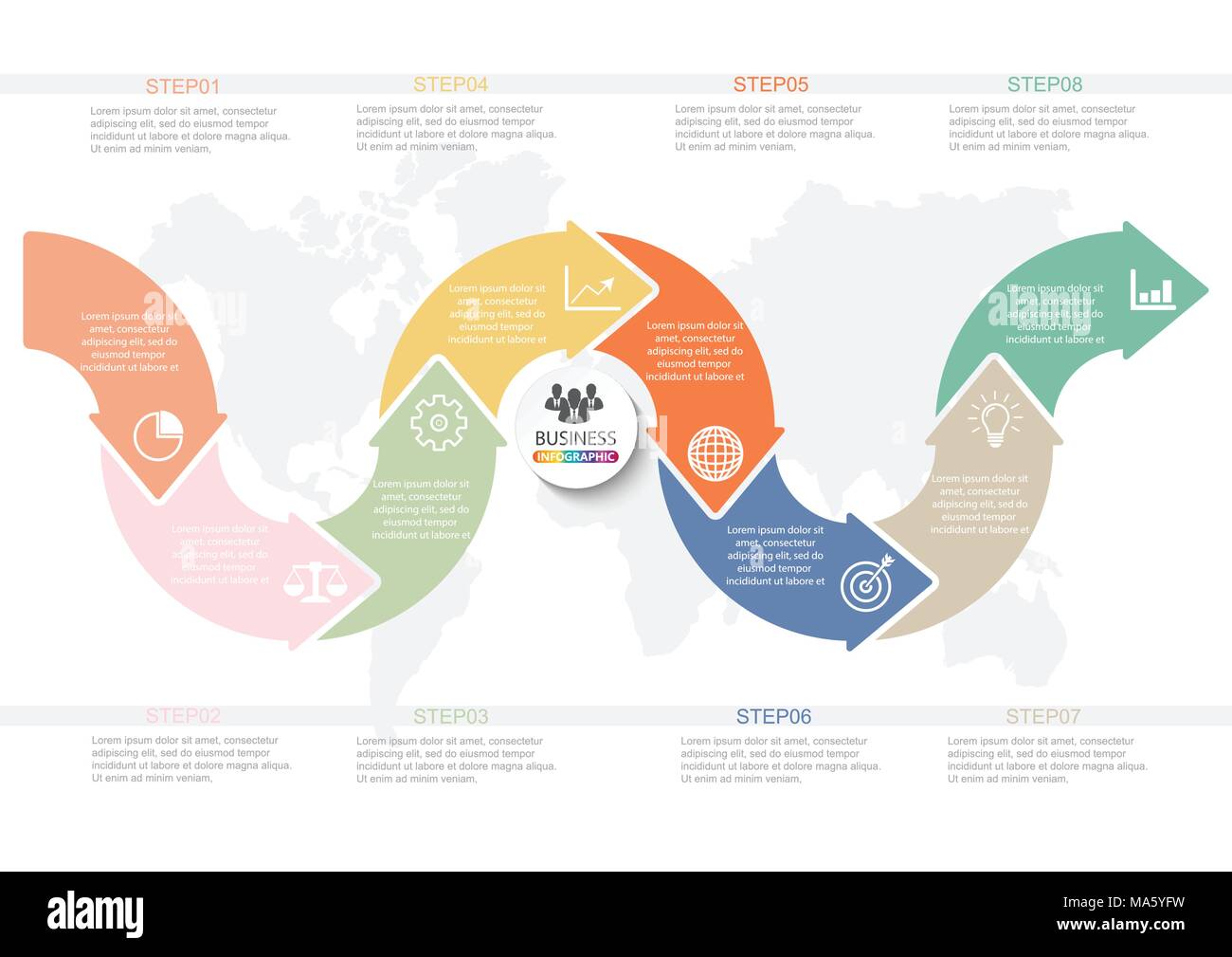Diagrama de flujo timeline Immagini senza sfondo e Foto Stock ...