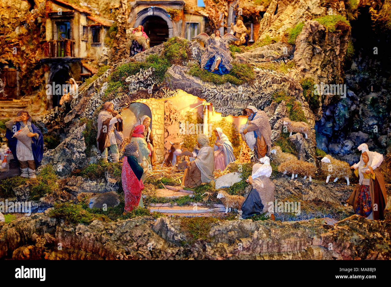 Italian presepio immagini e fotografie stock ad alta risoluzione - Alamy