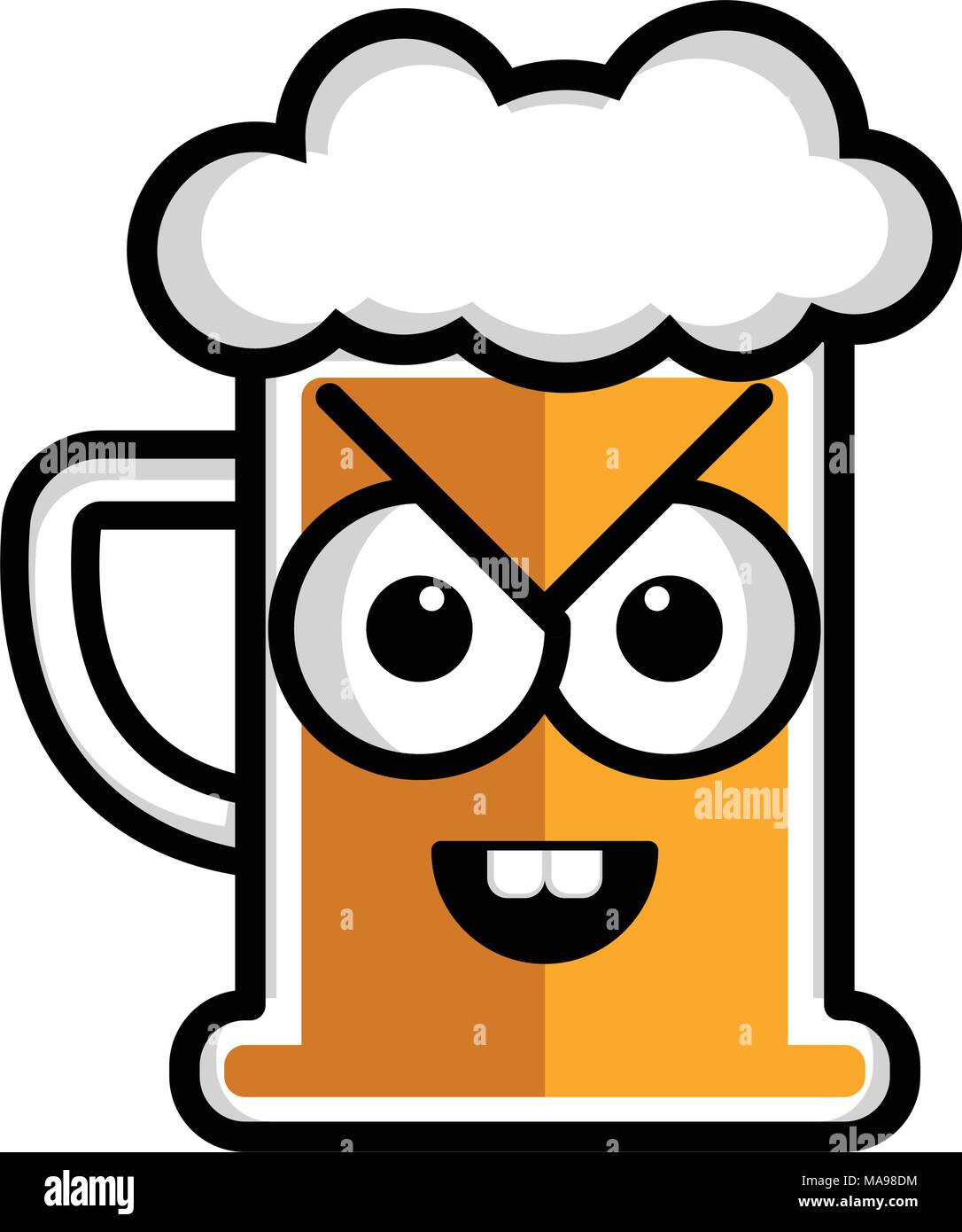 Birra cartoon Immagini Vettoriali Stock - Alamy