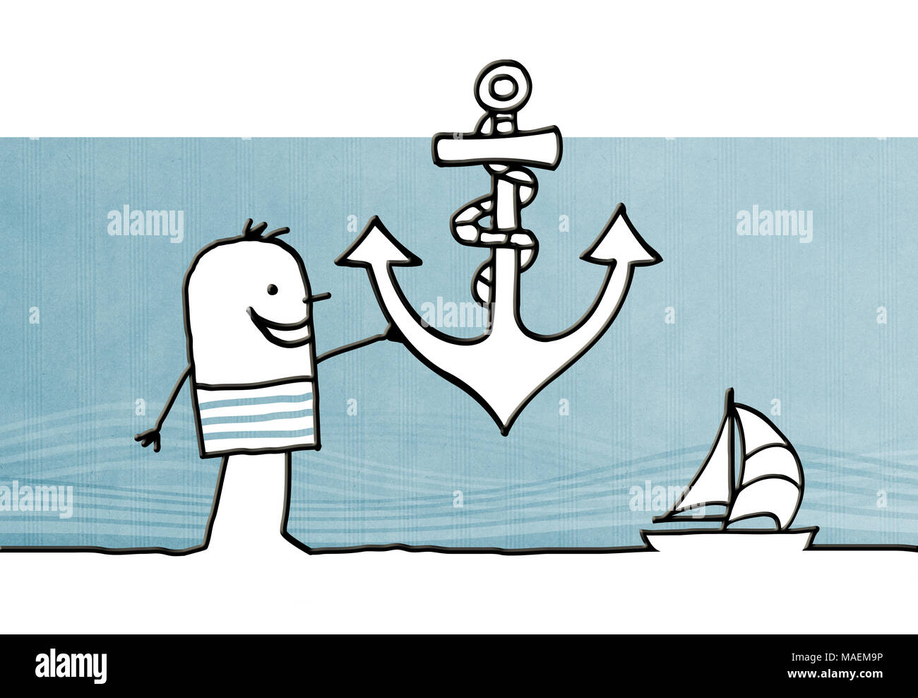 Cartoon sailor immagini e fotografie stock ad alta risoluzione - Alamy