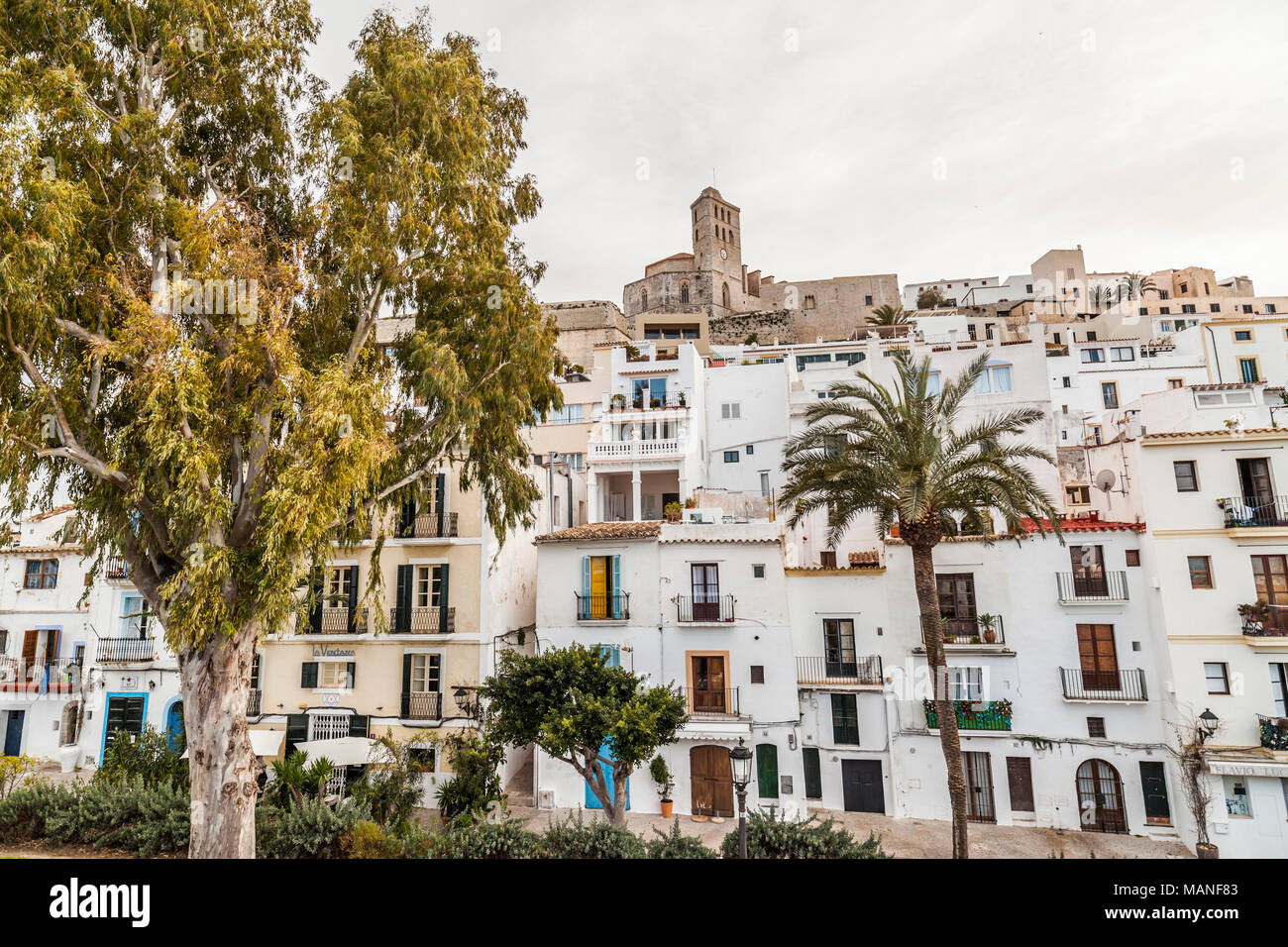 Il centro storico di ibiza immagini e fotografie stock ad alta ...