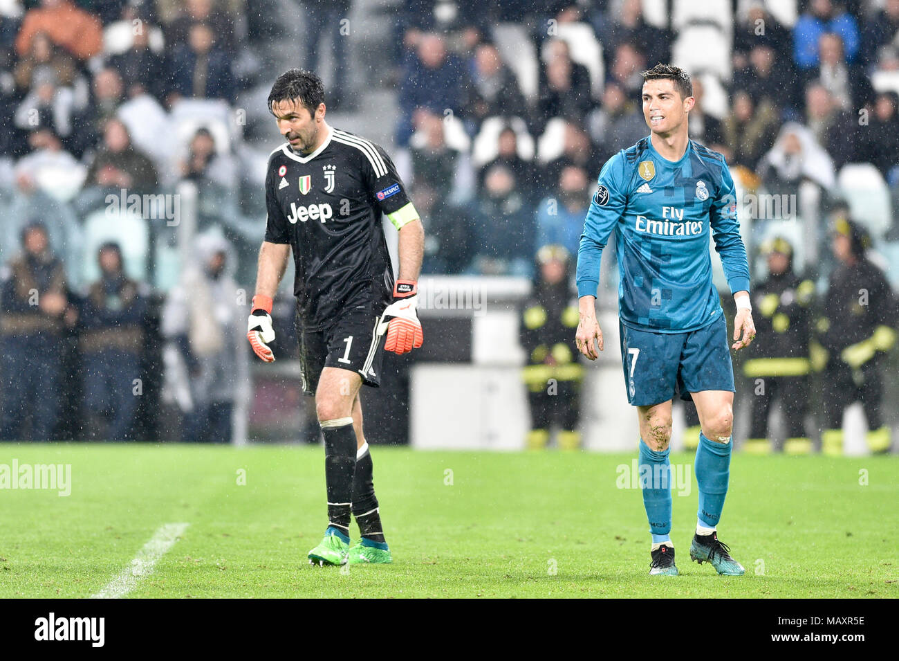 Gianluigi Buffon (Juventus FC), Cristiano Ronaldo (Real Madrid Club de ...