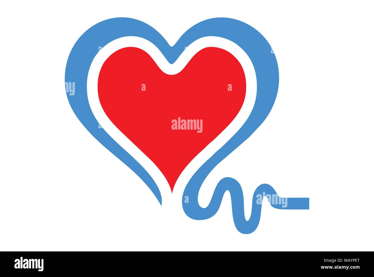 Disegno dell'icona di amore regalo logo Immagini Vettoriali Stock - Alamy