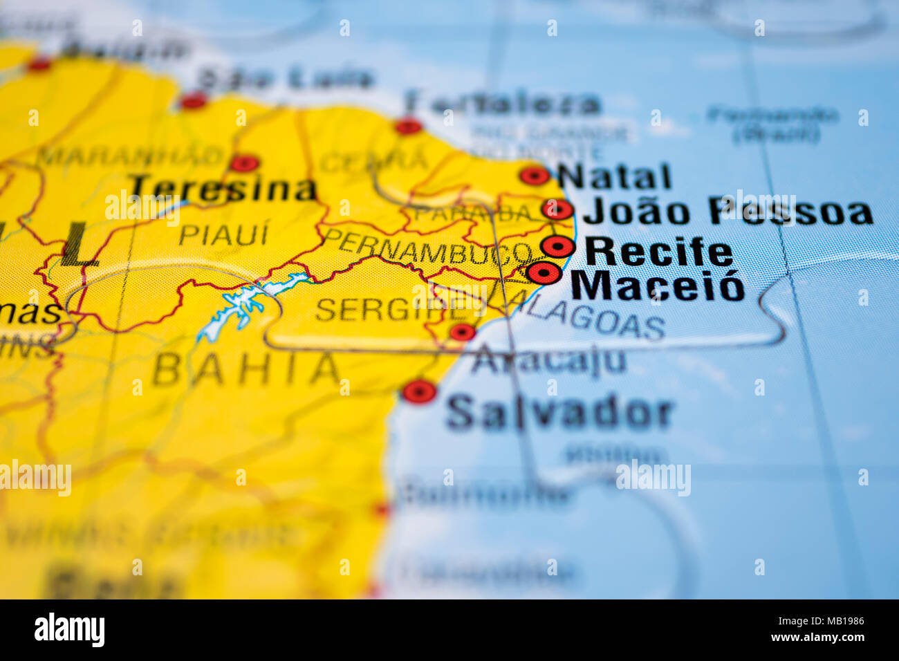 Mappa recife immagini e fotografie stock ad alta risoluzione - Alamy